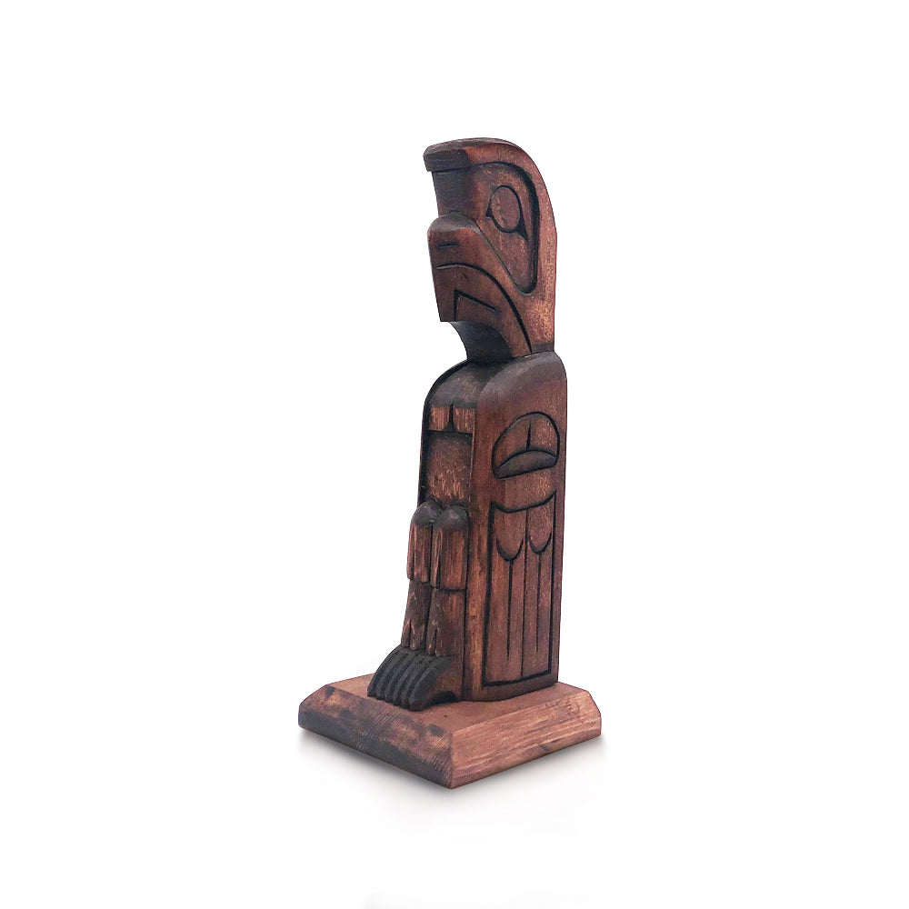 Miniature Eagle Totem Pole 220613 32 Vintage Model Totem Pole, By
